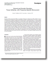 Visceral and Somatic Disorders: Tissue Softening with Frequency Specific Microcurrent ...