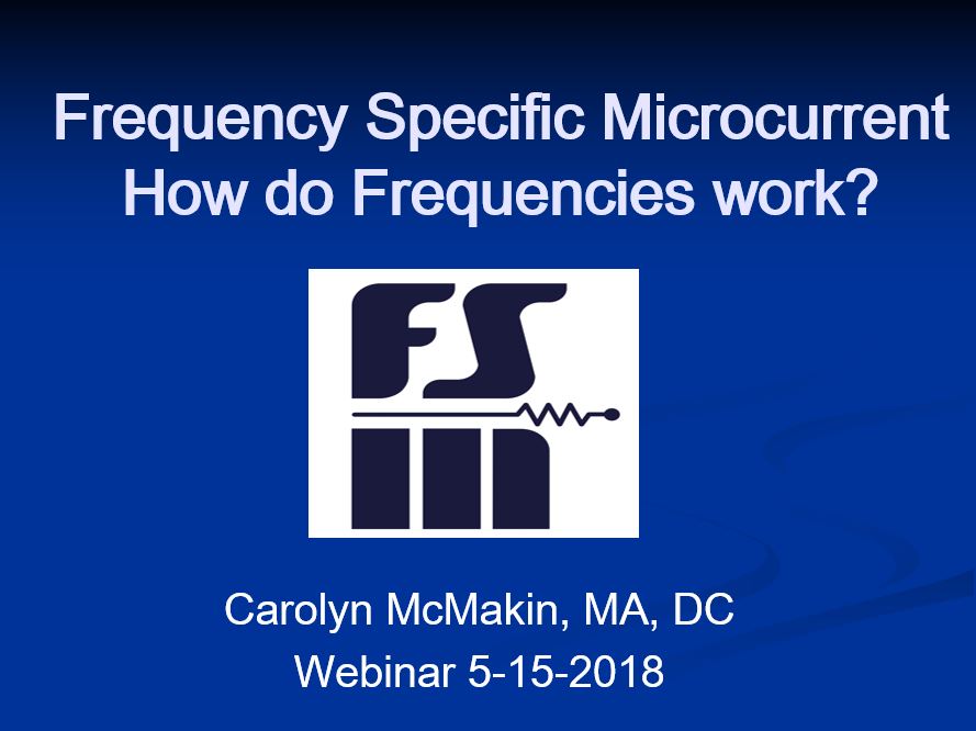 How frequencies Work Cover - Frequency Specific Microcurrent ... How frequencies Work Cover - Frequency Specific Microcurrent ...