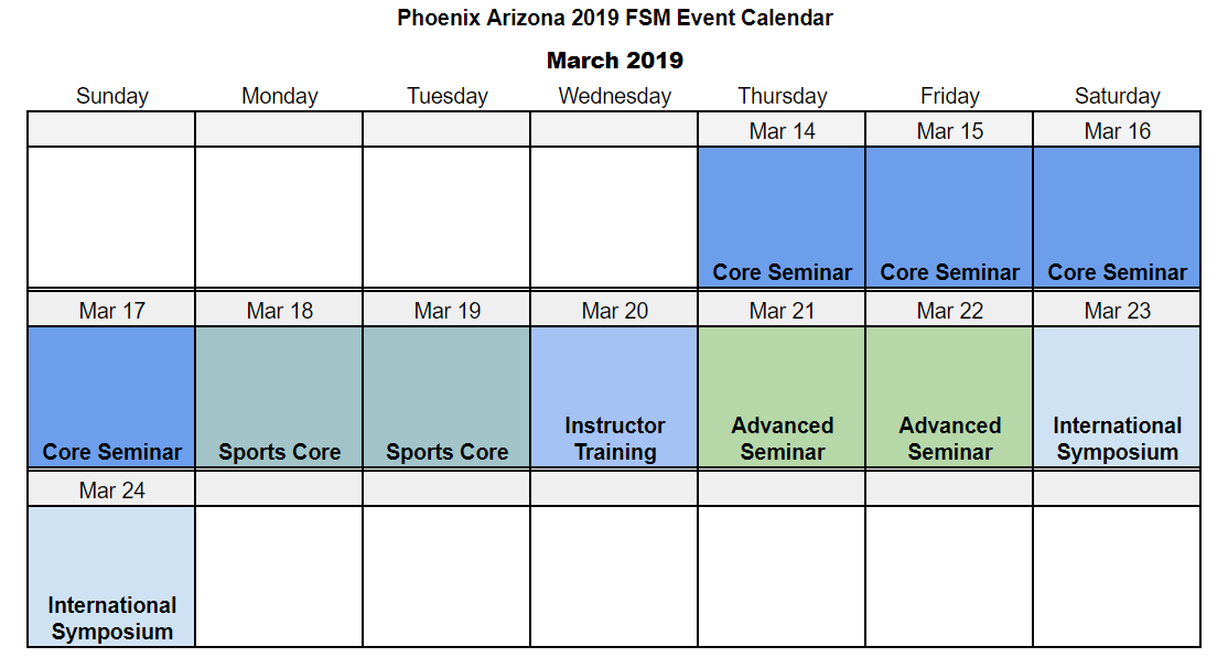 2019 Phoenix FSM Event Calendar - Frequency Specific Microcurrent ...
