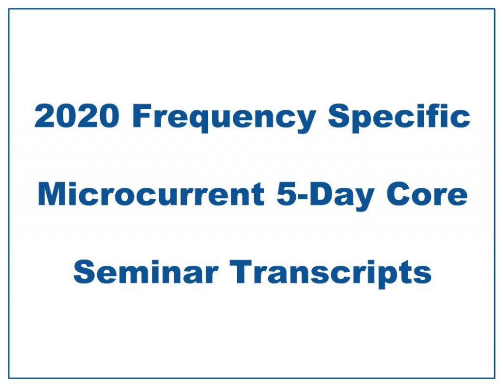 PDF Transcripts - Frequency Specific Microcurrent - Frequency Specific ...
