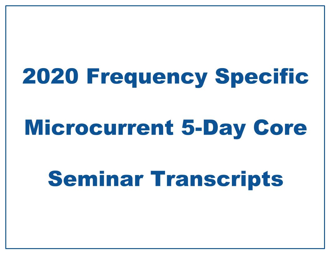 PDF Transcripts - Frequency Specific Microcurrent - Frequency Specific Microcurrent